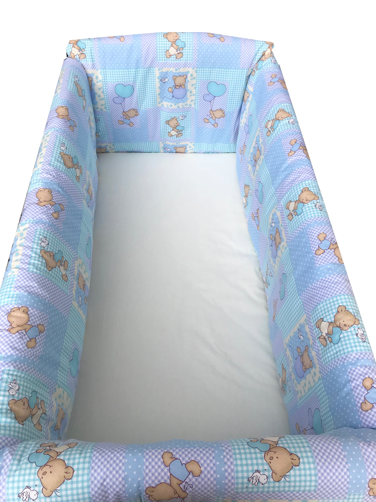 Set Aparatori laterale protectii pat bebe Maxi - Cusute cu mult drag!