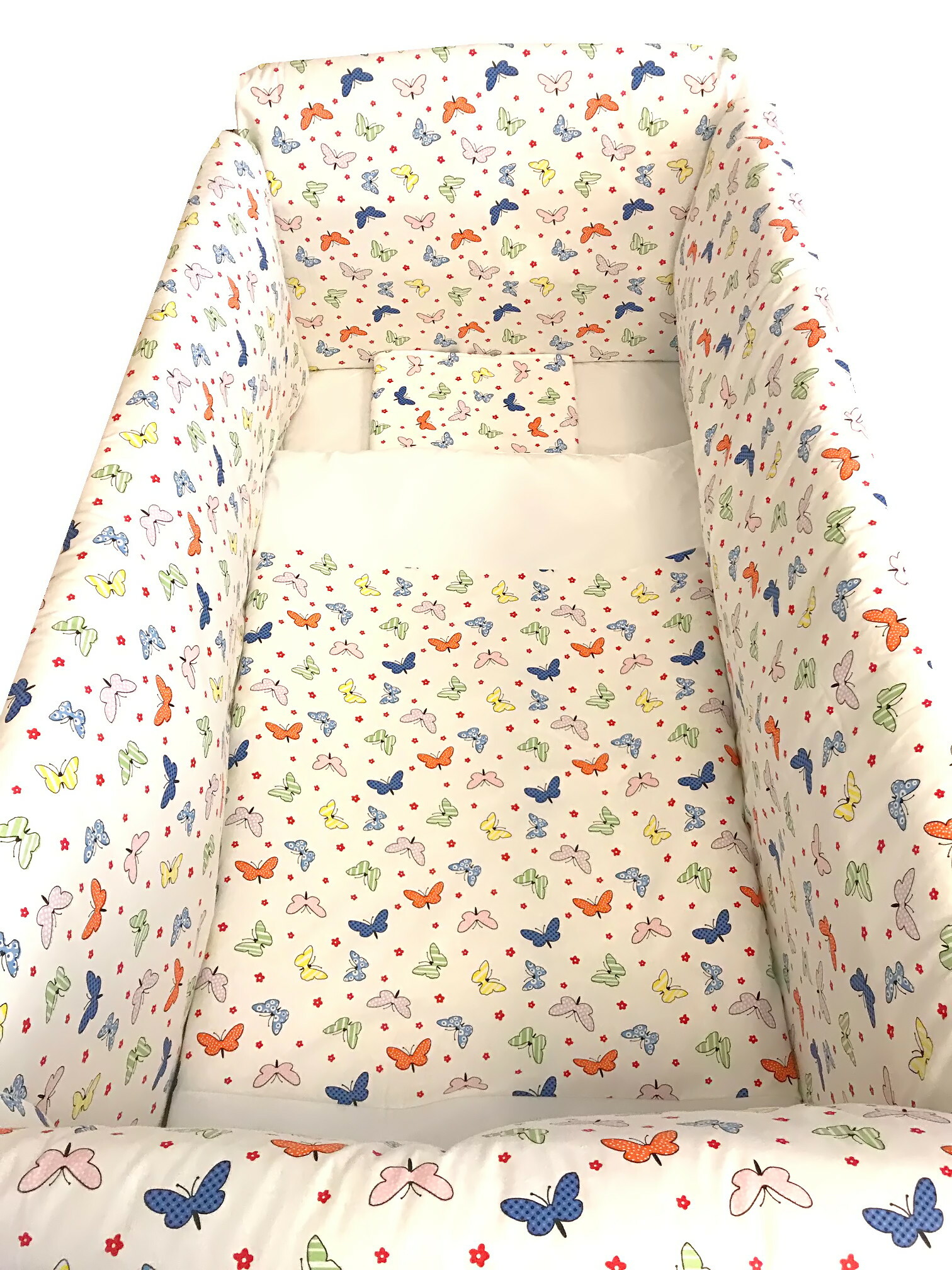 Set Aparatori laterale protectii pat bebe Maxi - Cusute cu mult drag!
