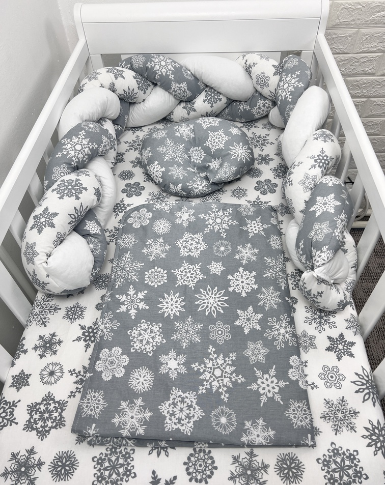 Apărătoare laterala pat bumper împletită 180 cm Deseda - Cusute cu mult ...